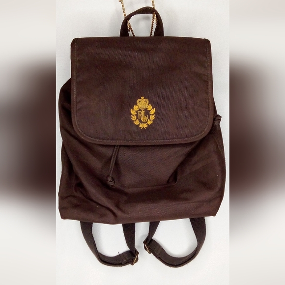 Ralph Lauren | Bags | Ralph Lauren Vintage Brown Mini Backpack | Poshmark